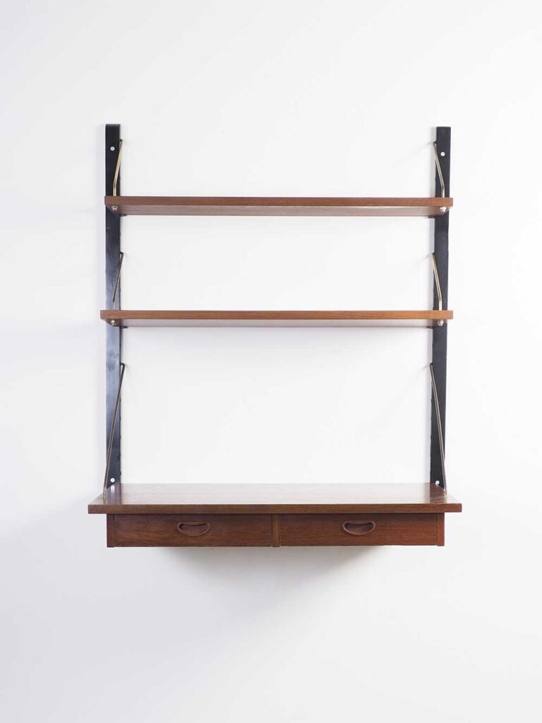 Danish Wall system with drawers and shelves - VAEN