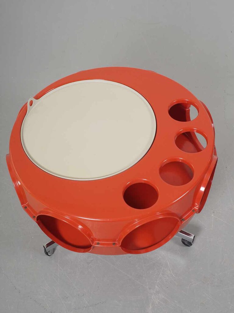 Space Age Rotobar trolley with tray - Curver - VAEN